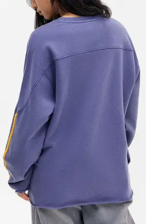 BDG URBAN OUTFITTERS Number Appliqué Cotton Sweatshirt