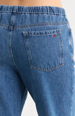 Marine Layer Ella Wide Leg Denim Pants - Medium Wash