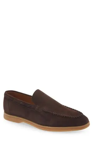 Eleventy Braided Suede Loafers