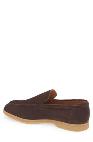 Eleventy Braided Suede Loafers