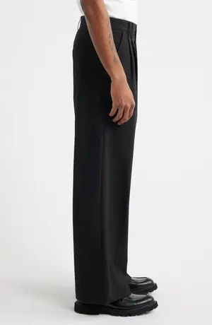 KROST Eco Pleated Wide Leg Trousers