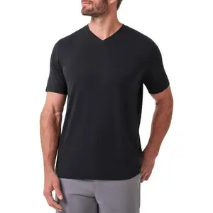 Travis Mathew Cloud V-neck T-shirt - Black