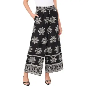 CECE DUPRAZ Ankle Wide-leg Pull-on Pants