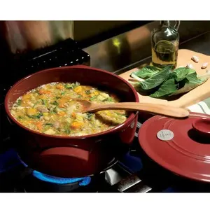 EMILE HENRY Flame Round Stewpot Dutch Oven