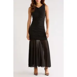 Steve Madden Denisa Ruched Maxi Dress