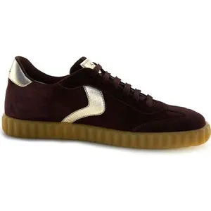 Voile Blanche Contrast Stitching Sneakers For Women
