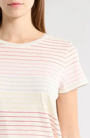 Marine Layer Stripe Cotton Blend T-shirt