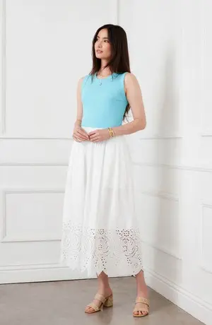 Karen Kane Crewneck Rib Tank