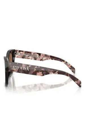 Prada 53mm Square Sunglasses