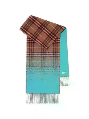 Burberry Gradient Check Cashmere Scarf