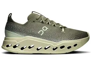 On Cloudsurfer Max Running Sneakers - Olive/seedling