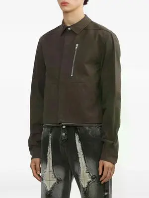 Rick Owens Cotton Zip Jacket