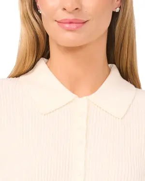 Ted Baker London Collared Sweater - Buttercream