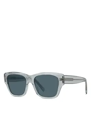 Givenchy Geometric Sunglasses, 53mm - Grey/blue