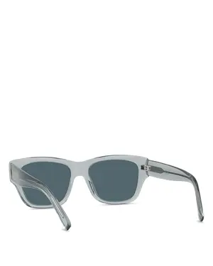 Givenchy Geometric Sunglasses, 53mm - Grey/blue