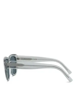 Givenchy Geometric Sunglasses, 53mm - Grey/blue
