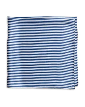 Rag & Bone Gail Striped Silk Scarf - Blue/white Stripe
