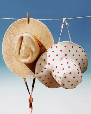SUNSHINE TIENDA Rainbow Rancher Palm Straw Hat - Multi
