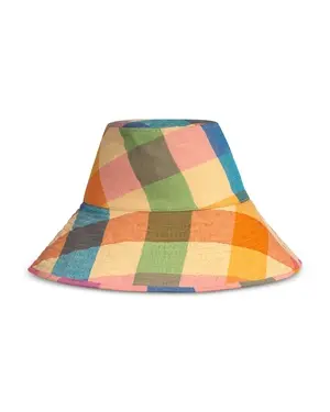 SUNSHINE TIENDA Plaid Bucket Hat