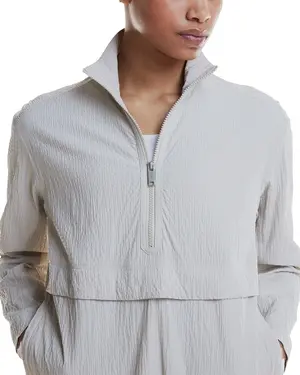 On Courtside Half Zip Eaze Jacket - Sand