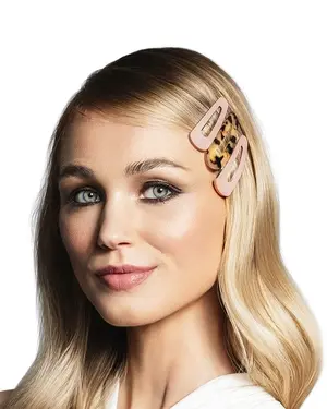 THE HAIR EDIT Snap Triangle Hair Clips Set Of 4