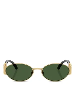 Versace Oval Sunglasses, 56mm