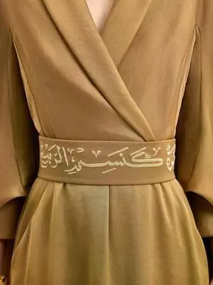 GEMY MAALOUF Calligraphy-embroidered Kaftan