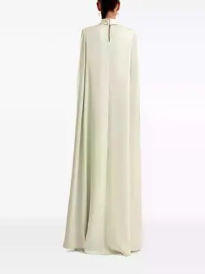 GEMY MAALOUF Calligraphy-embroidered Kaftan - Neutrals