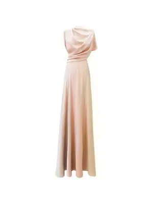 GEMY MAALOUF Draped Cut-out Gown