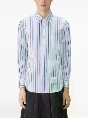 Thom Browne Striped Poplin Shirt