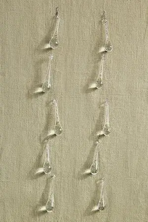 TERRAIN Set Of 2 Glass Raindrop Charm Strands