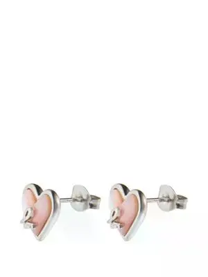 AGNÈS B. Heart Charm Earrings