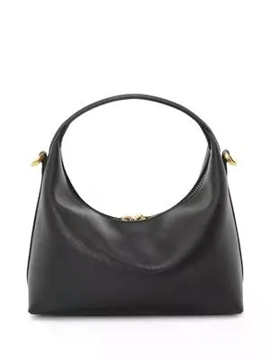 AGNES B. Christelle Zip Bovine Leather Tote Bag - Black