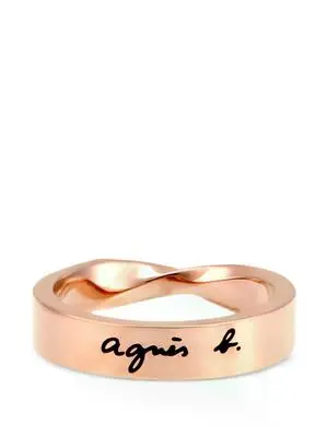 AGNÈS B. Embellished Stainless Steel Ring