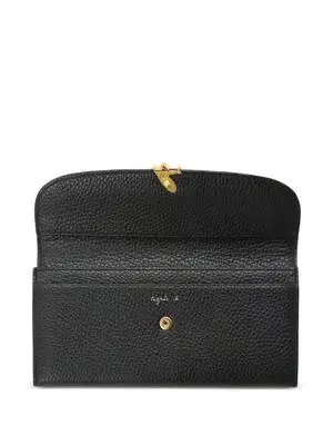 AGNÈS B. The B. Flap Leather Wallet