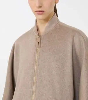 Max Mara Cashmere Euro Cape Jacket - Brown