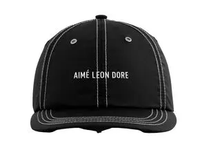 Aimé Leon Dore Logo Stitch Cap - Black/white