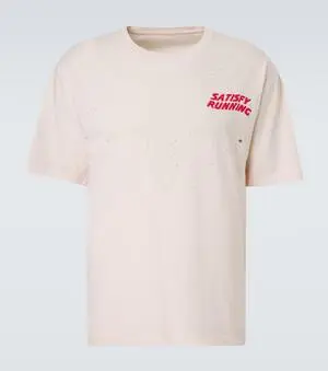 Satisfy Mothtech Distressed Cotton Jersey T-shirt - Pink