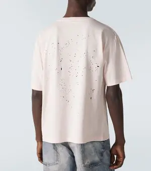 Satisfy Mothtech Distressed Cotton Jersey T-shirt - Pink