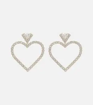 Valentino Garavani Cœur Royal Embellished Earrings - Gold
