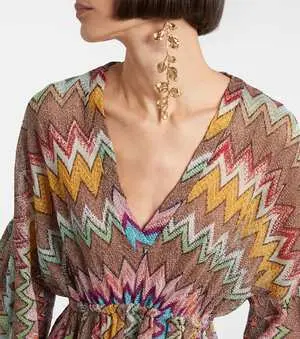 Missoni Zigzag Lamé Kaftan
