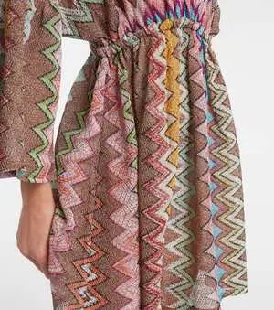 Missoni Zigzag Lamé Kaftan