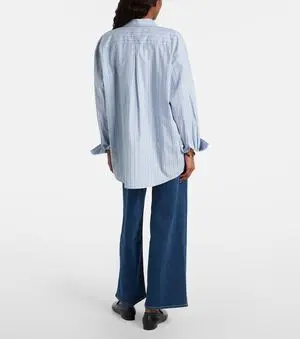 FRAME Low Rise Slim Palazzo Jeans - Blue