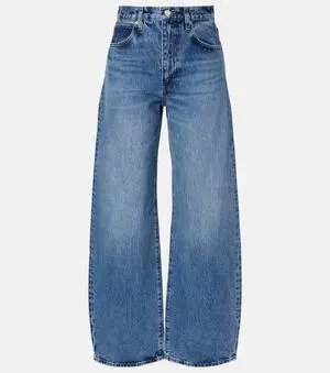 FRAME Bow Barrel-leg Jeans