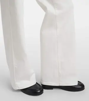 FRAME Le Slim Palazzo Wide-leg Jeans - White
