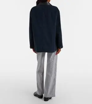 FRAME Le Slim Palazzo Striped Wide-leg Pants