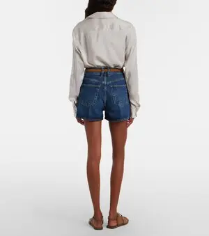 FRAME Dockside Denim Shorts - Blue