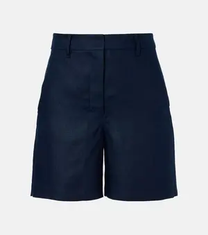 Max Mara Linen Shorts - Blue