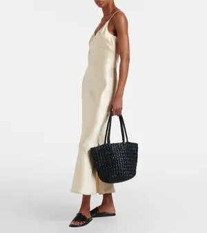 THE ROW Estelle 2 Medium Raffia Tote Bag