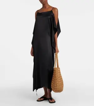 THE ROW Estelle Two Large Raffia-effect Tote Bag